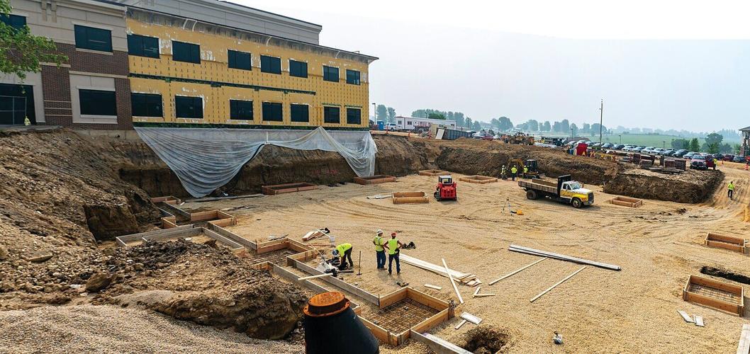 Construction progress continues at Midwest Medical Center | Local News ...