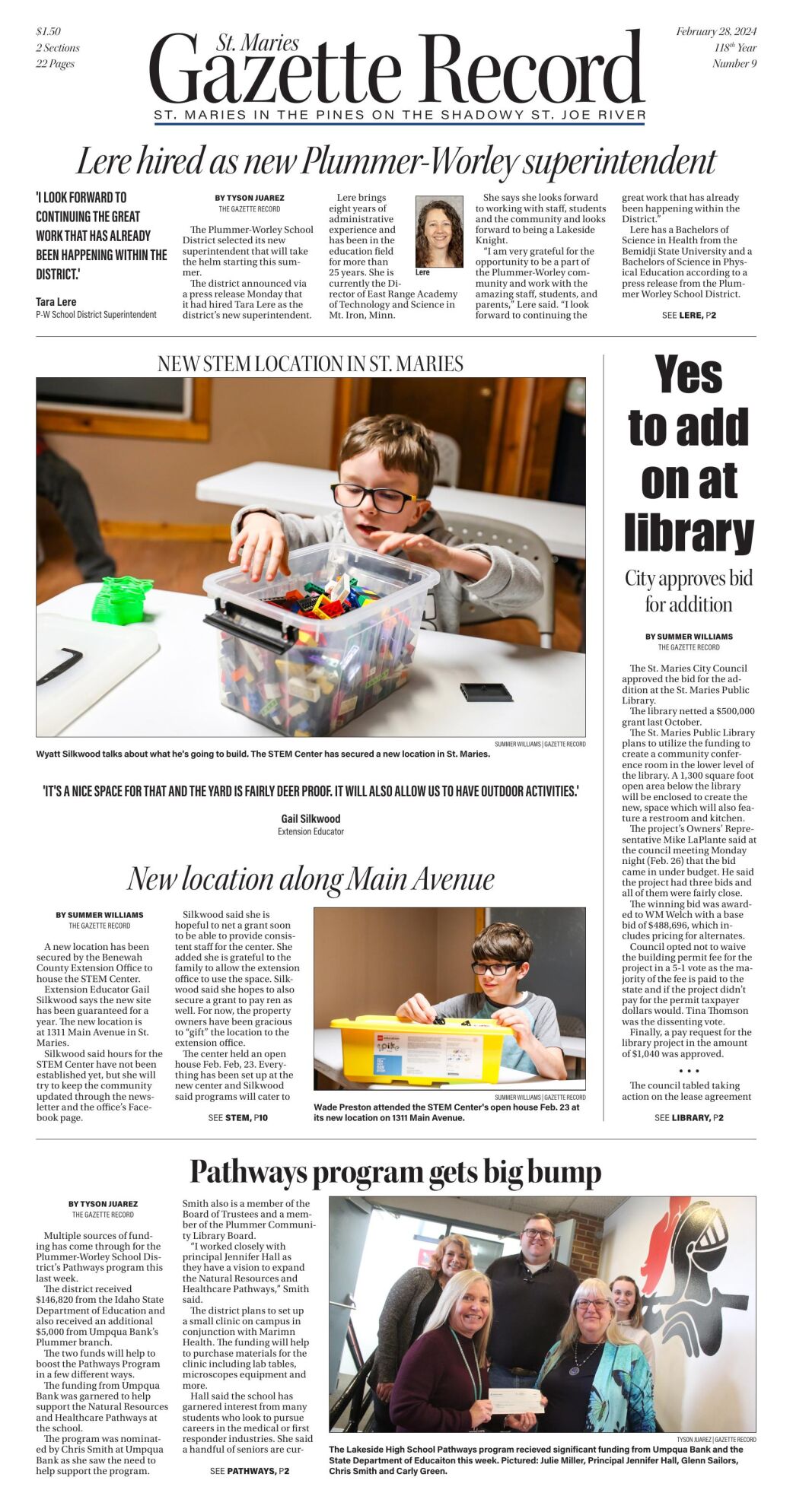 Gazette PDF February 28, 2024 | News | gazetterecord.com