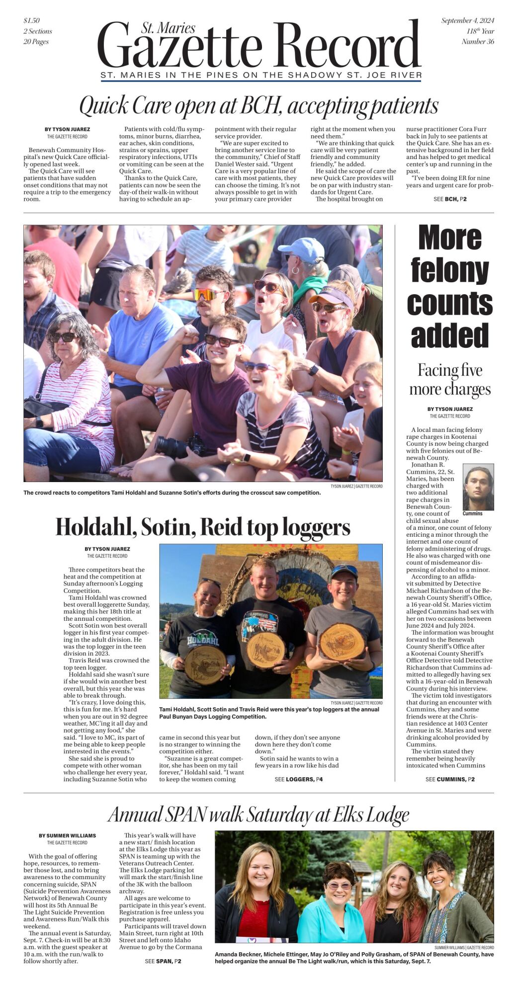 Gazette PDF - September 4, 2024 | News | gazetterecord.com