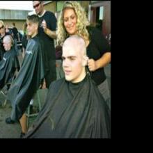 CV football players shave heads as sign of support