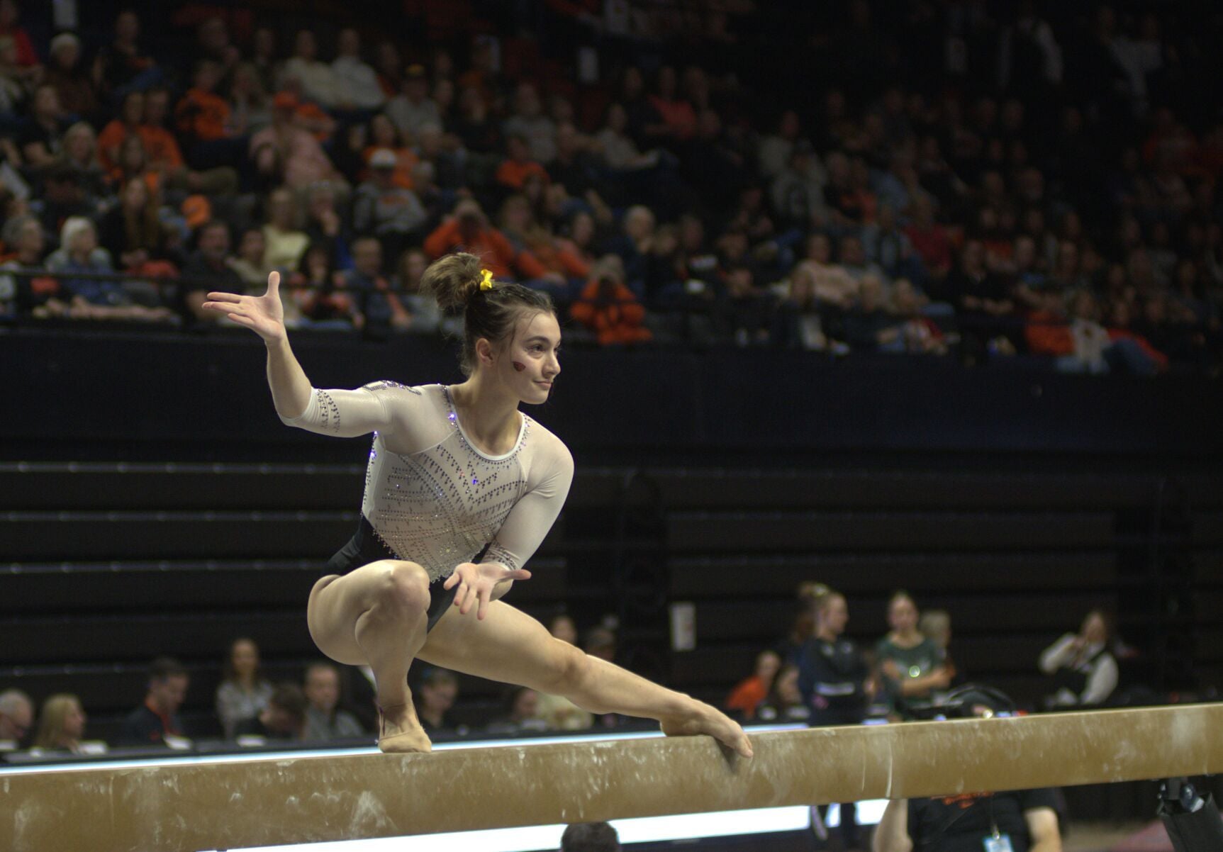 Weaver leads Oregon State gymnastics to win in home opener