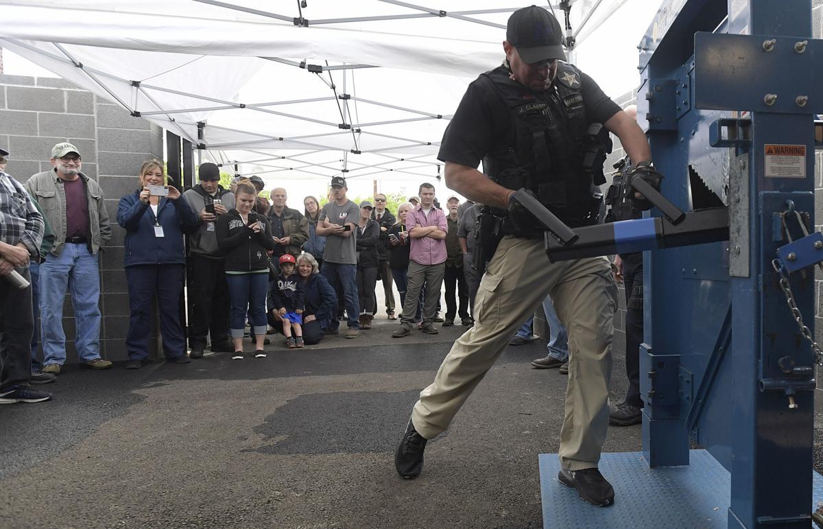 Gallery: APD tests battering rams | Local | gazettetimes.com