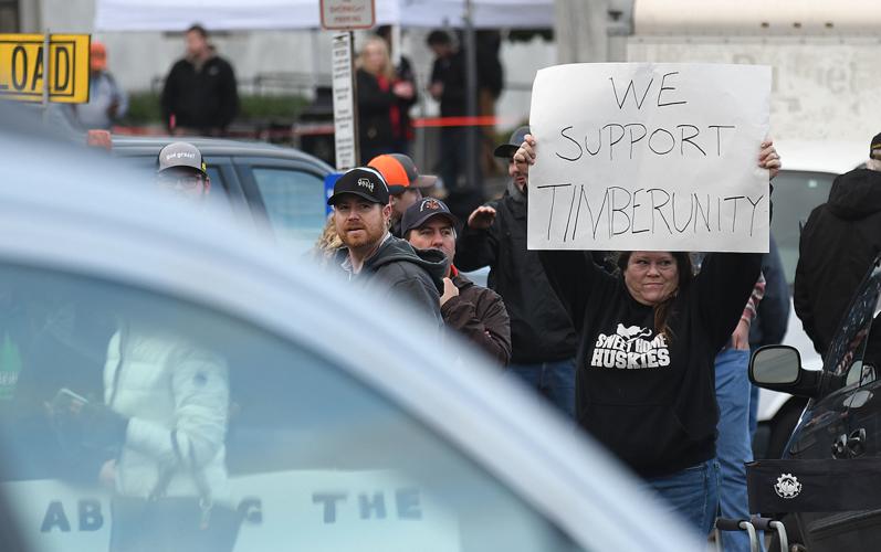 Convoy to the Capitol: Timber Unity rally converges on Salem