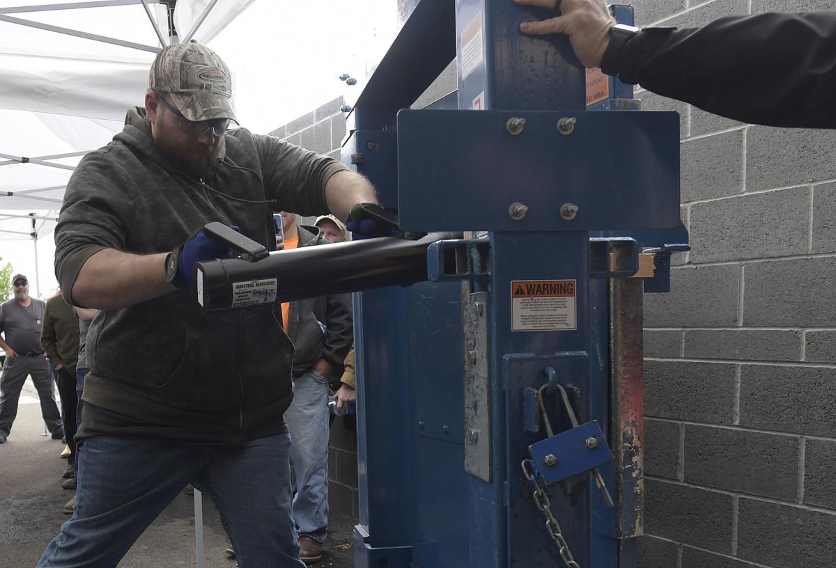 Gallery: APD tests battering rams | Local | gazettetimes.com