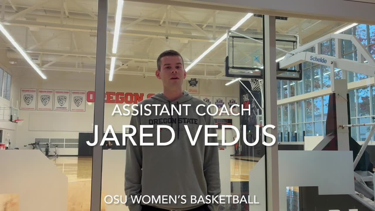 Oregon State women's basketball adds assistant Jared Vedus
