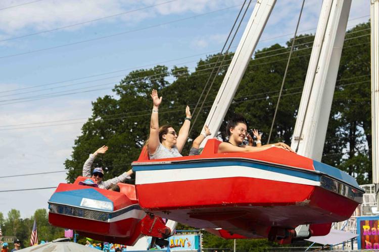 Around they go at the Benton County Fair & Rodeo