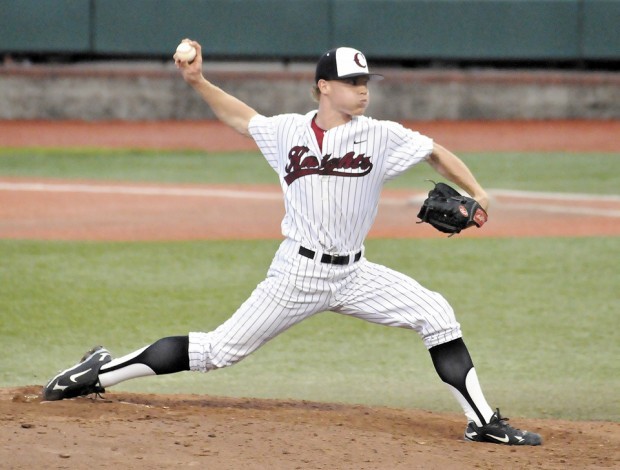 Knights baseball: Corwin finds his rhythm on the mound for Corvallis