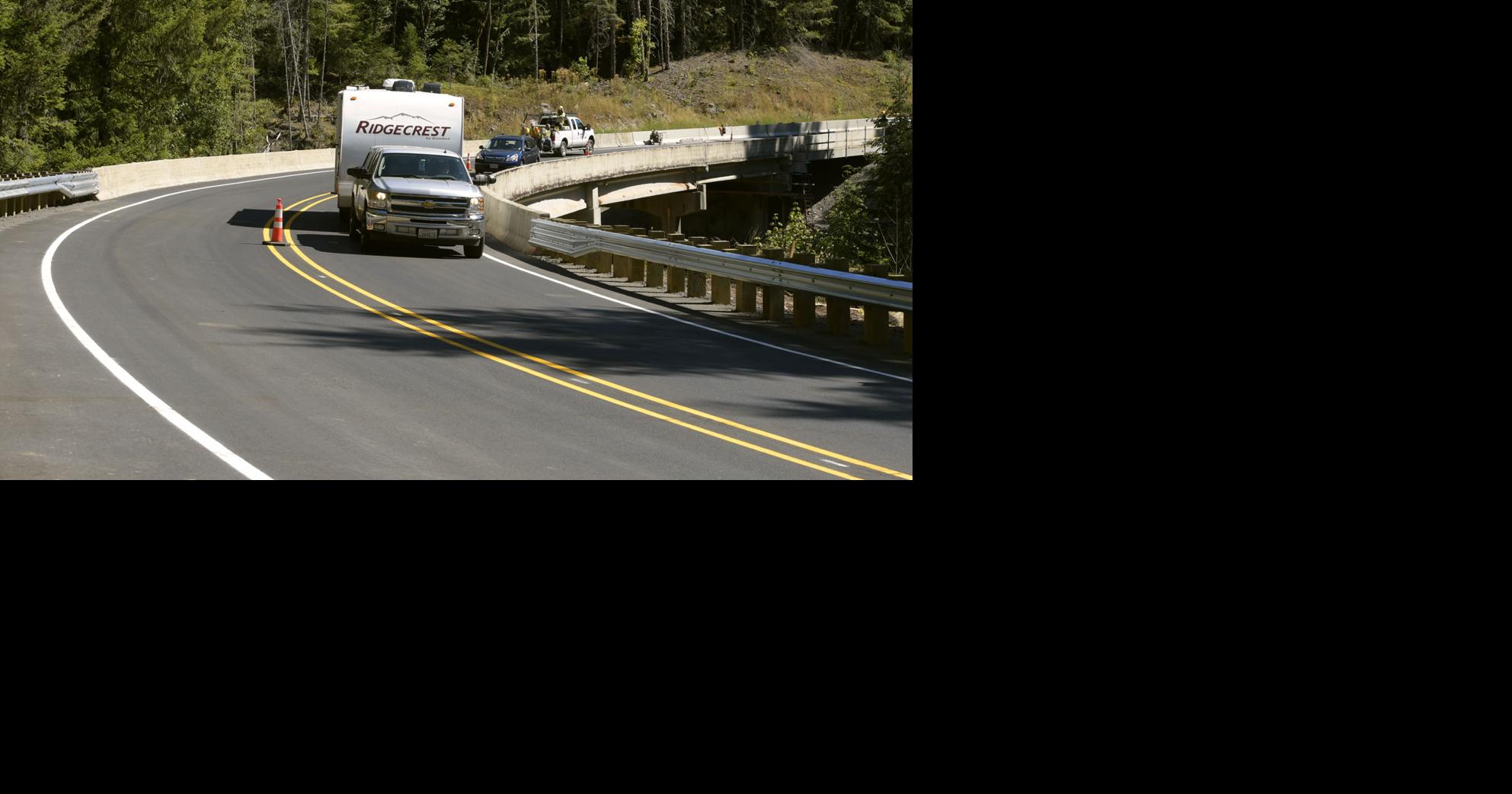 Highway 20 reopens at Sheep Creek Bridge