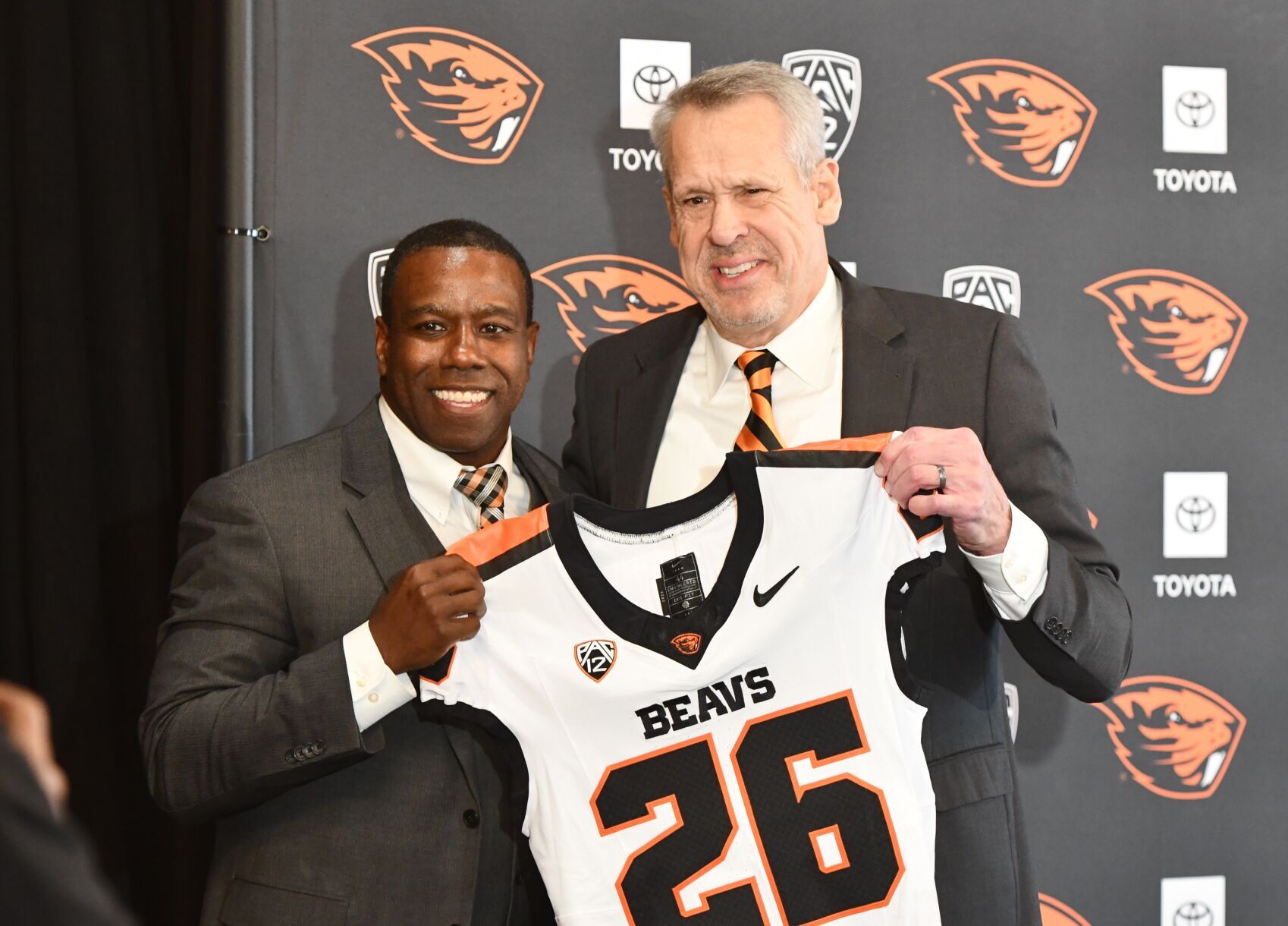 JaMarcus Shephard's Oregon State football press conference