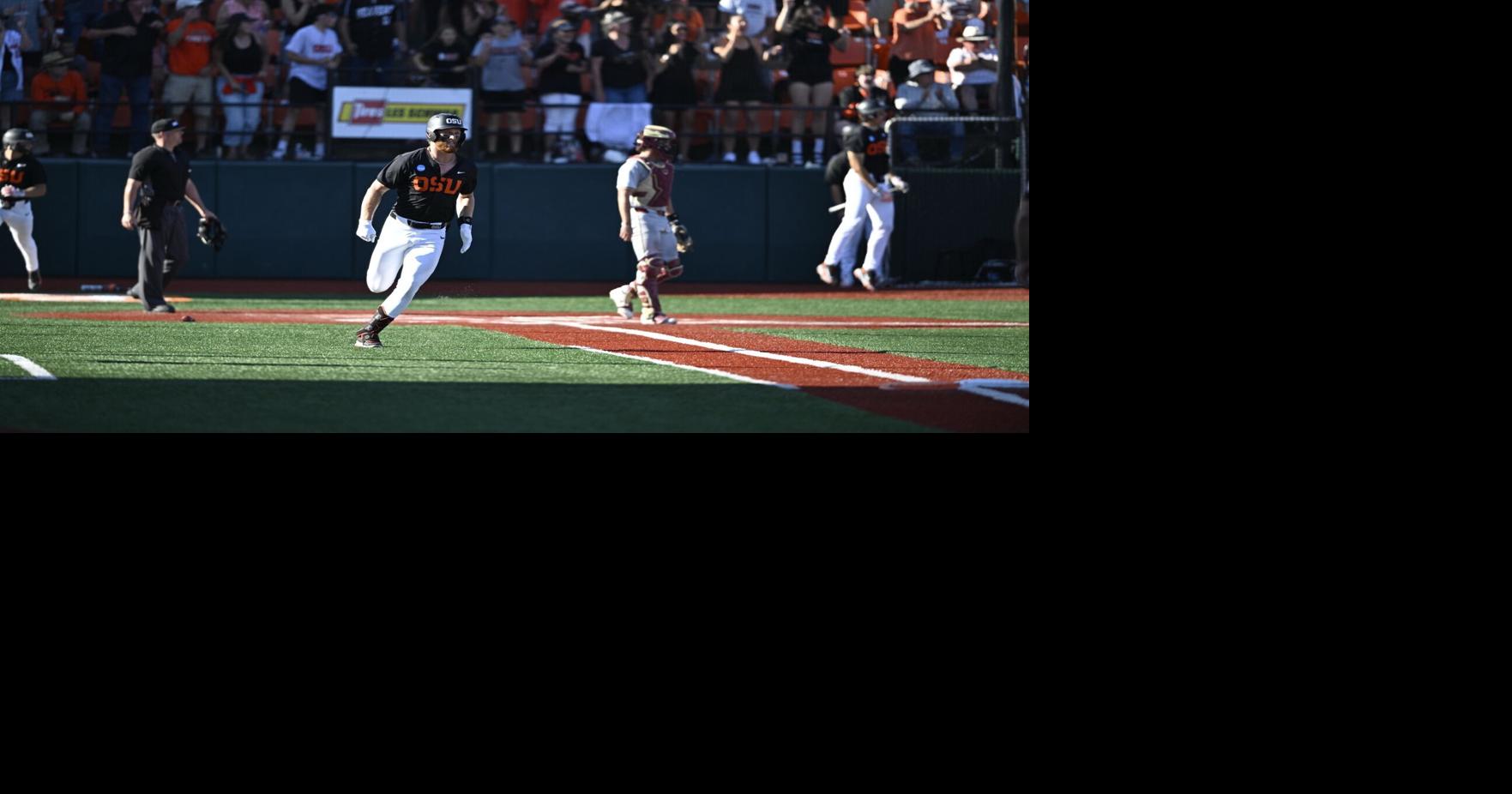 Oregon State baseball comes back to win game one of supers