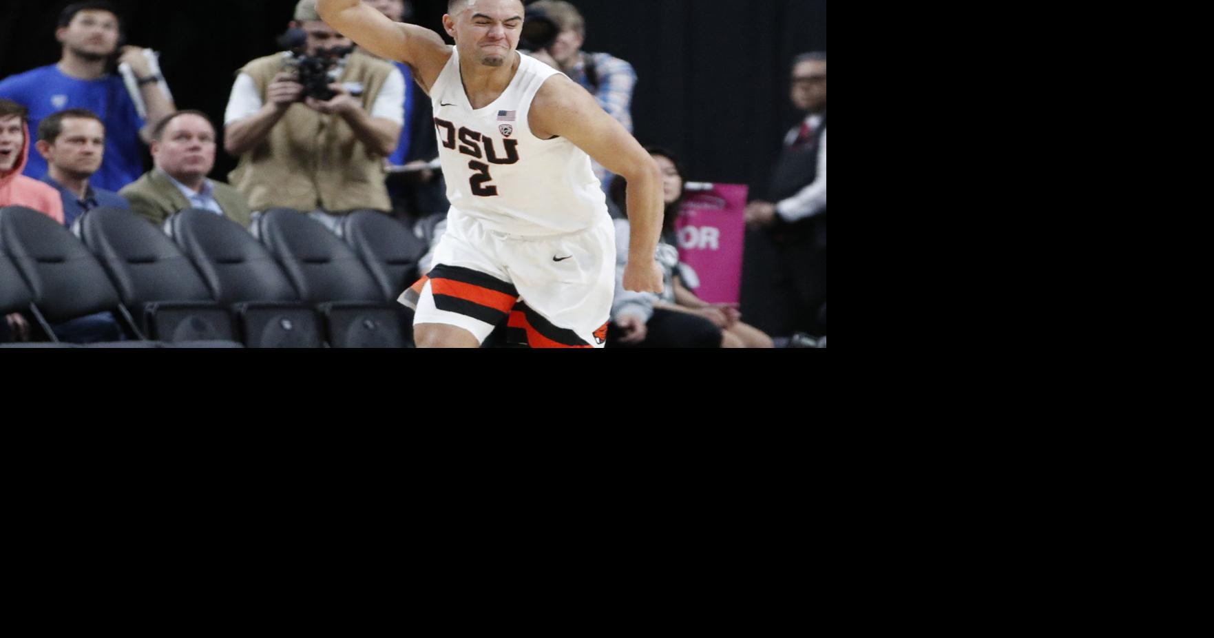 Pac-12 men's basketball tournament: Lucas 3-pointer caps Beavers' comeback