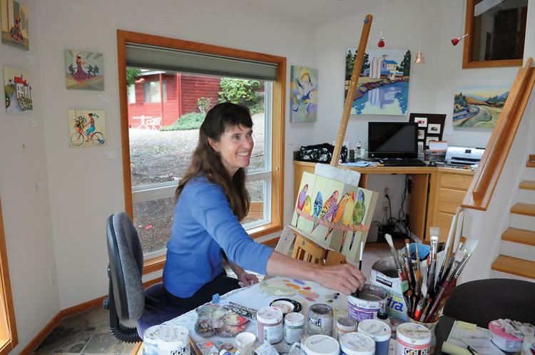 Bright. Vivid. Vibrant.: Carolee Clark at the Philomath Open Studios Tour