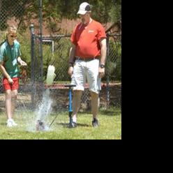 Students dabble in rocket science