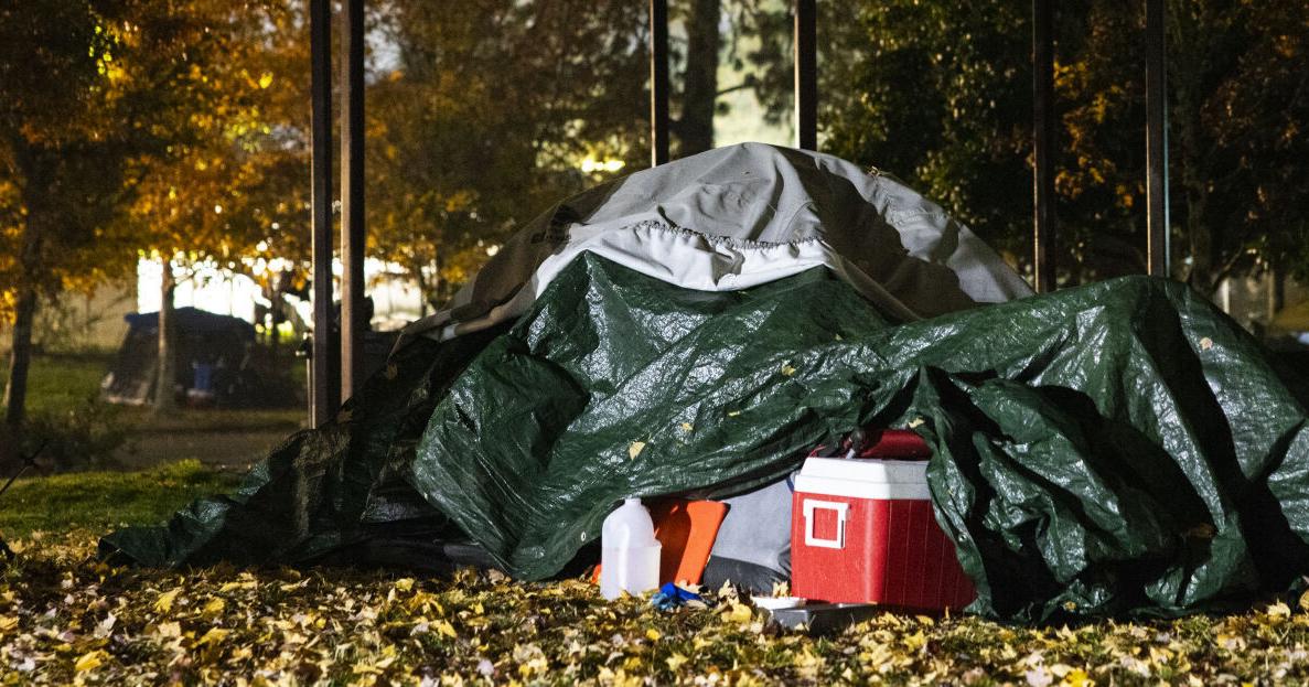PHOTOS: Homeless people set up camp in Grants Pass