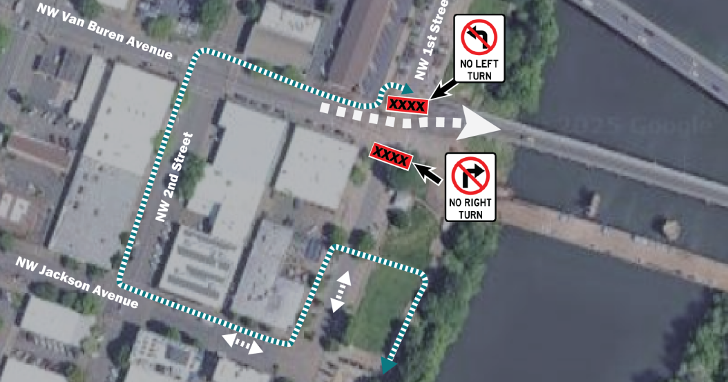 Van Buren Bridge project impacts Corvallis traffic