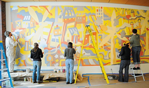 Mural takes shape at OSU