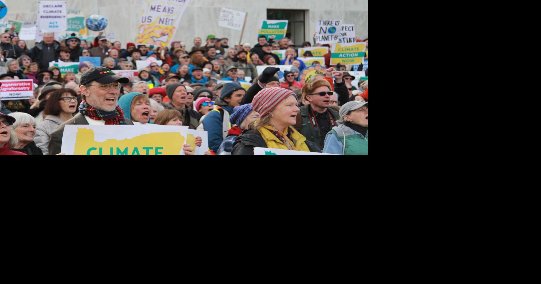Climate activists rally at Capitol in support of environmental legislation