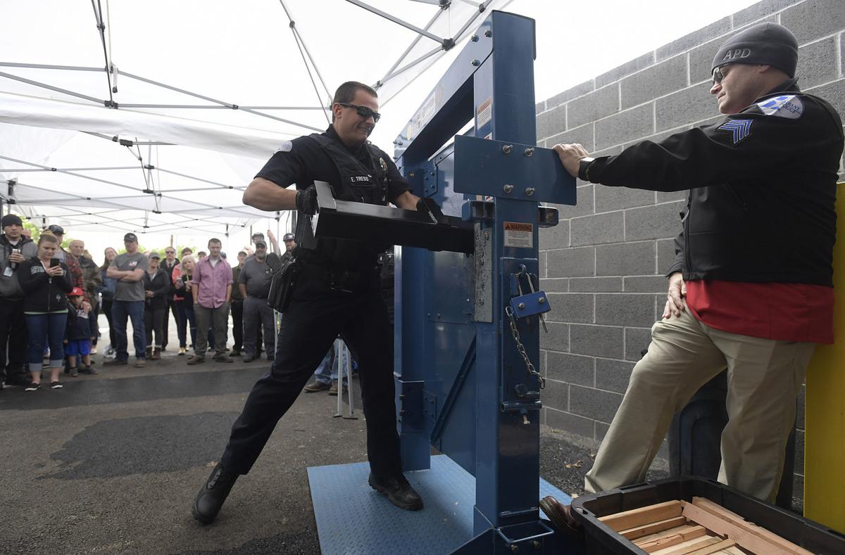 Gallery: APD tests battering rams | Local | gazettetimes.com