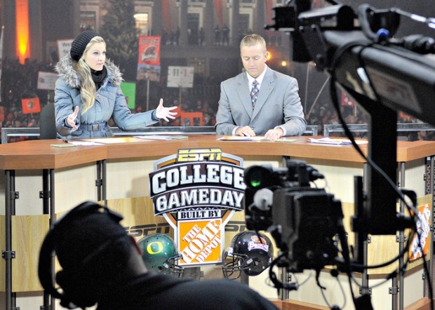 ESPN hosts party on the quad