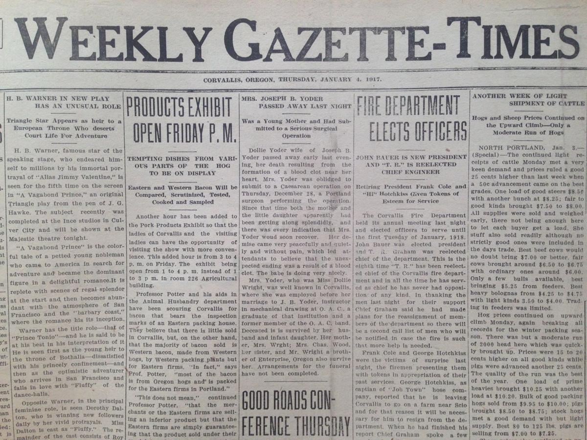 Old newspapers offer peeks into Corvallis' past | Local | gazettetimes.com