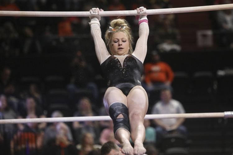 OSU gymnastics: Halli Briscoe stays steady on bars