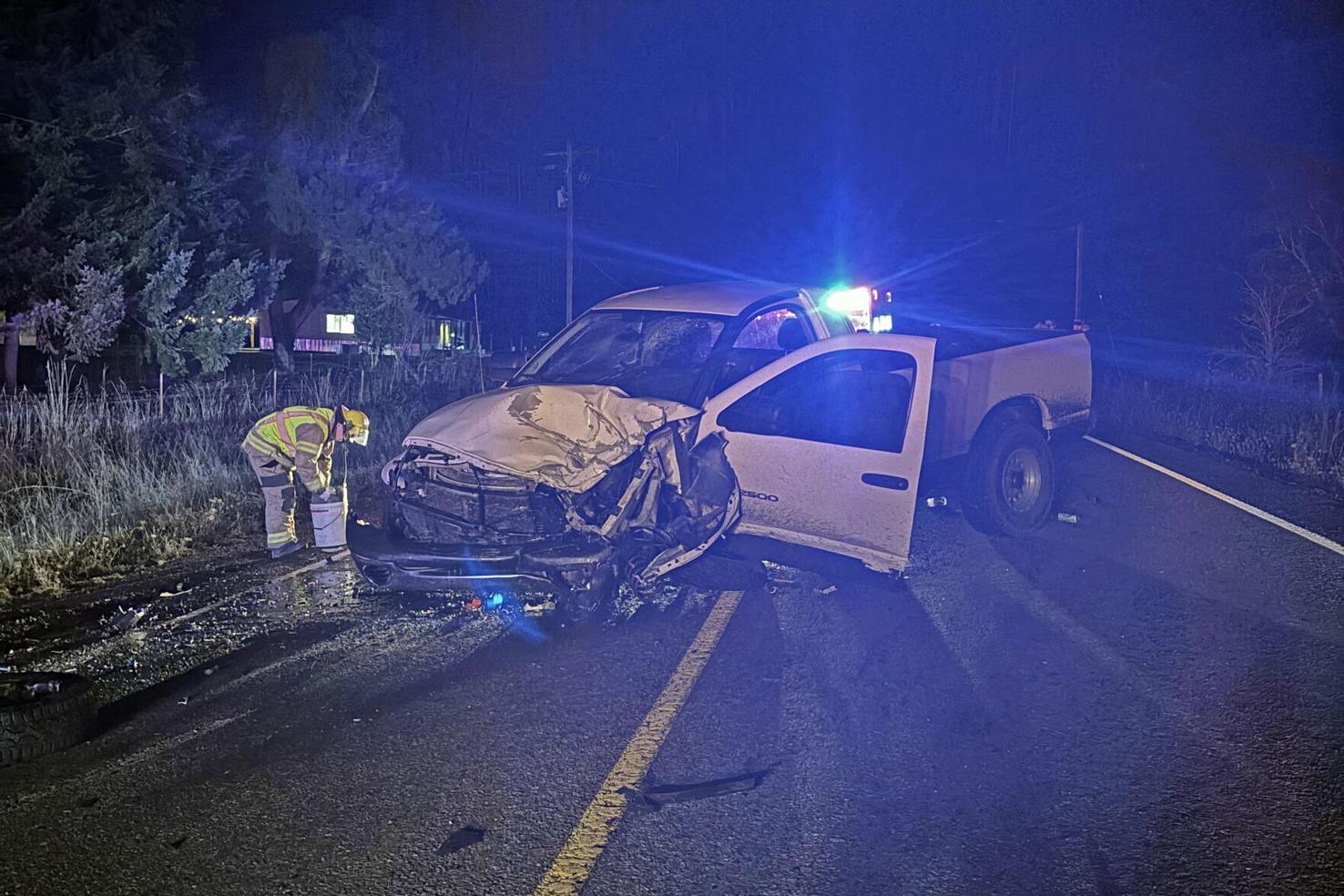 Head-on crash on Highway 228 kills 1, injures 2