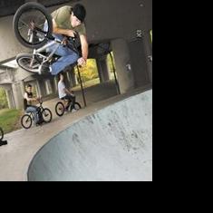 Corvallis skate park goes green . . . for a while