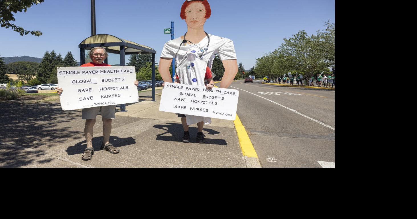 Corvallis nurses picket as Good Samaritan contract expires