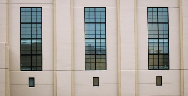 New picture windows restore Gill Coliseum's classic appearance