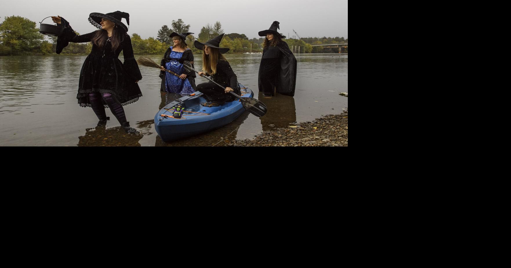 A wave of witches on the water in Corvallis