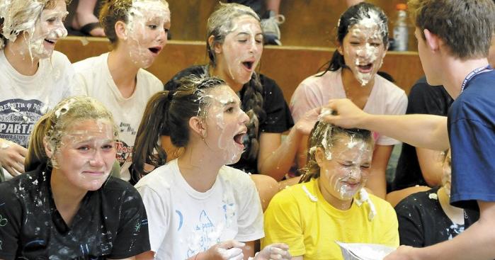 Getting pied for charity