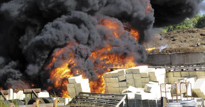 Flames put out in Styrofoam fire south of Corvallis