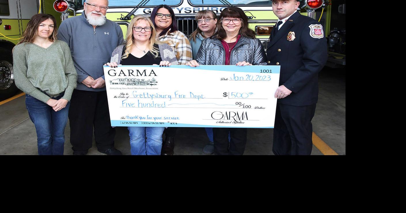GARMA gives to Gettysburg Fire Department | Local News ...