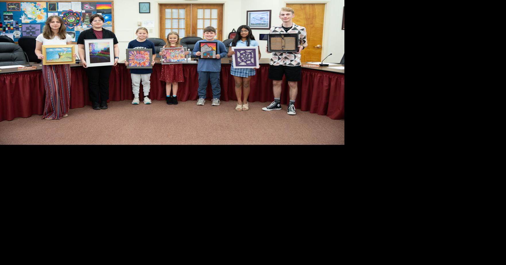 GASD student artwork brightens boardroom | Local News | gettysburgtimes.com