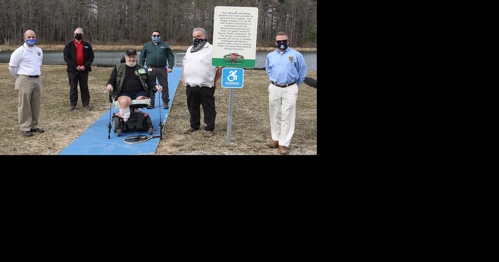 Volunteers install handicap ramp at Orrtanna fishing pond | Local News ...