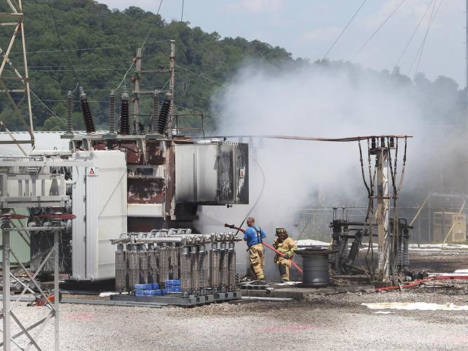 power substation explosion