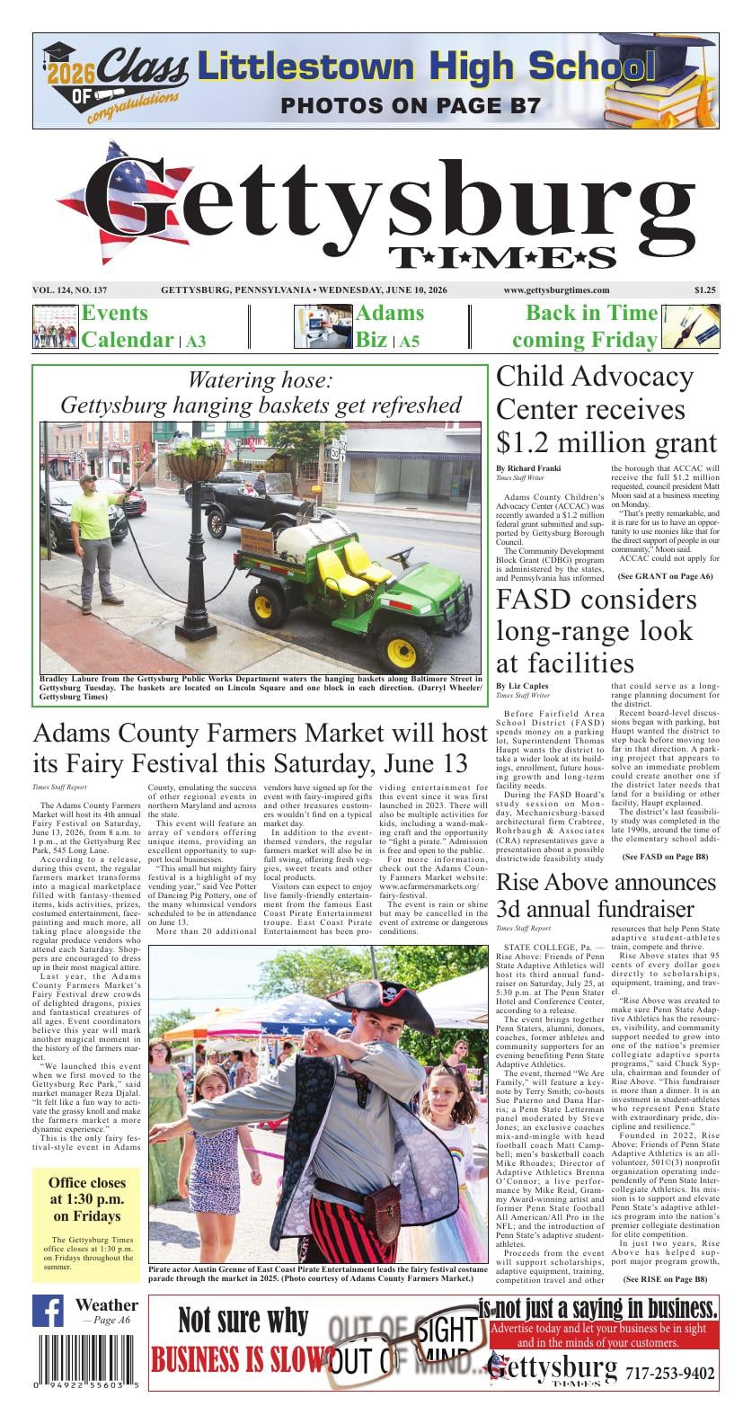Page A1 | Gettysburg Times | gettysburgtimes.com