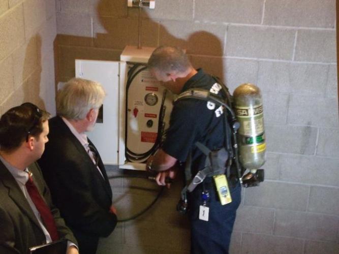 Firefighter safety reason for air-replenishing equipment donation ...