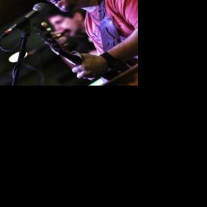 Musician Matt Hoggatt performs at Westgate’s Margaritaville ...