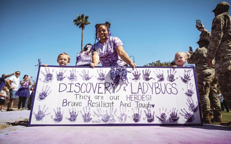 True Colors: Luke AFB hosts Purple Up parade | Features | glendalestar.com