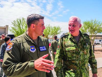 Defense Attachés Visit Luke: International group representing 17 ...