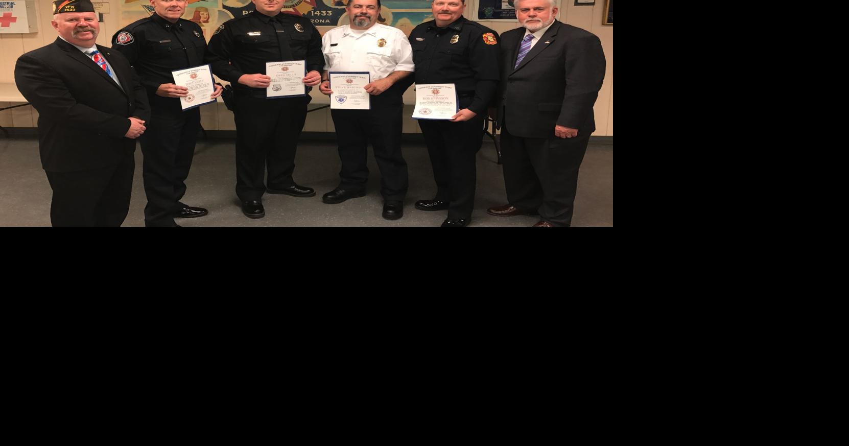 VFW Post #1433 honors public servants | News | glendalestar.com