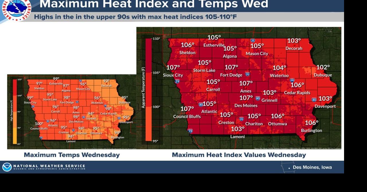 Heat wave bringing highest temperatures to North Iowa area today, tomorrow