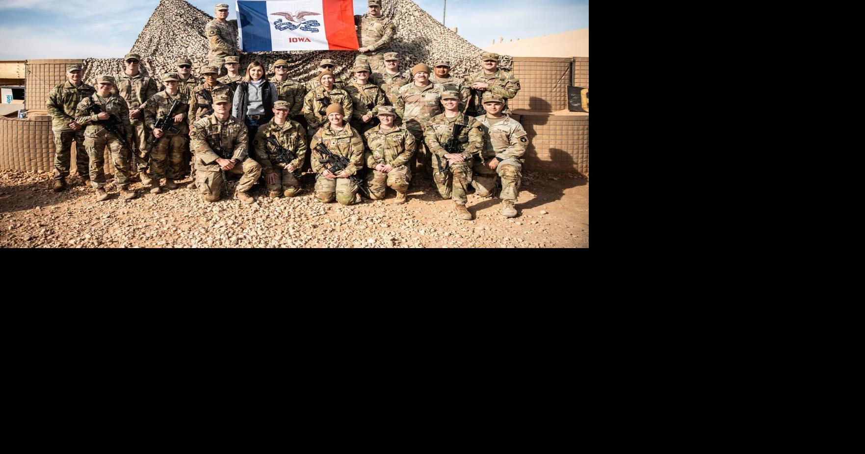 Some Iowa National Guard members begin to return to the U.S.