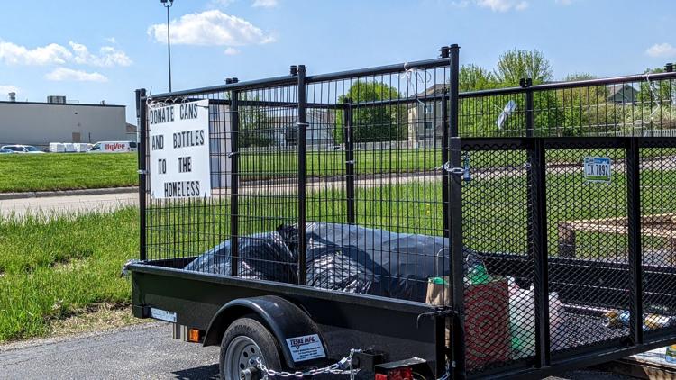 New can-donation trailer benefits homeless shelter