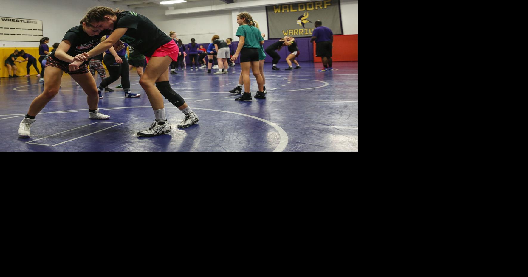 Waldorf University clinic sheds light on girls wrestling