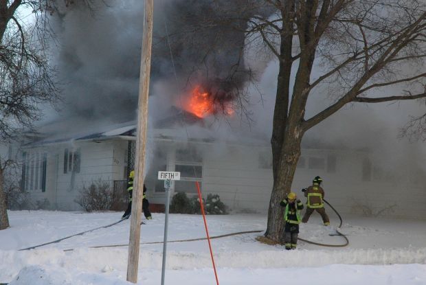 Fire heavily damages home in Riceville