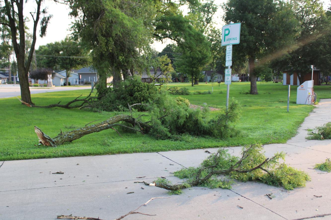 High winds rip through North Iowa, damage reported