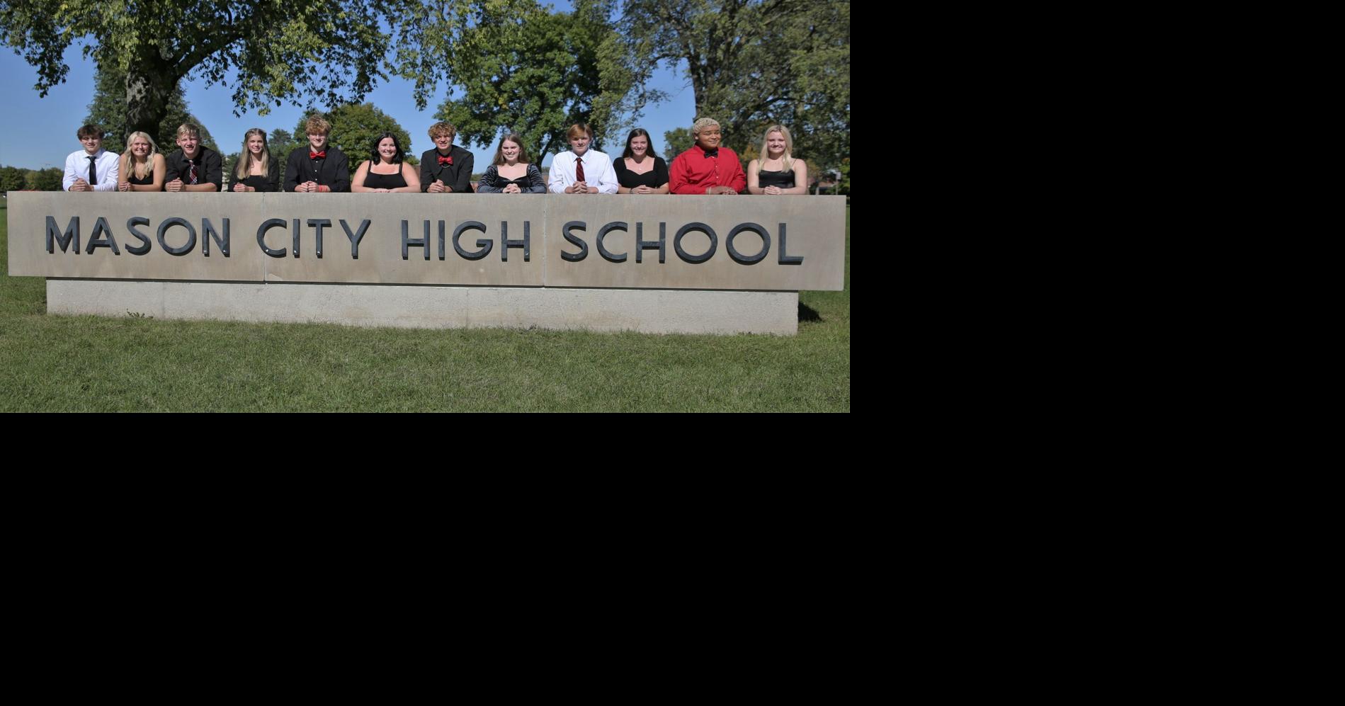 Mason City High School announces its homecoming court