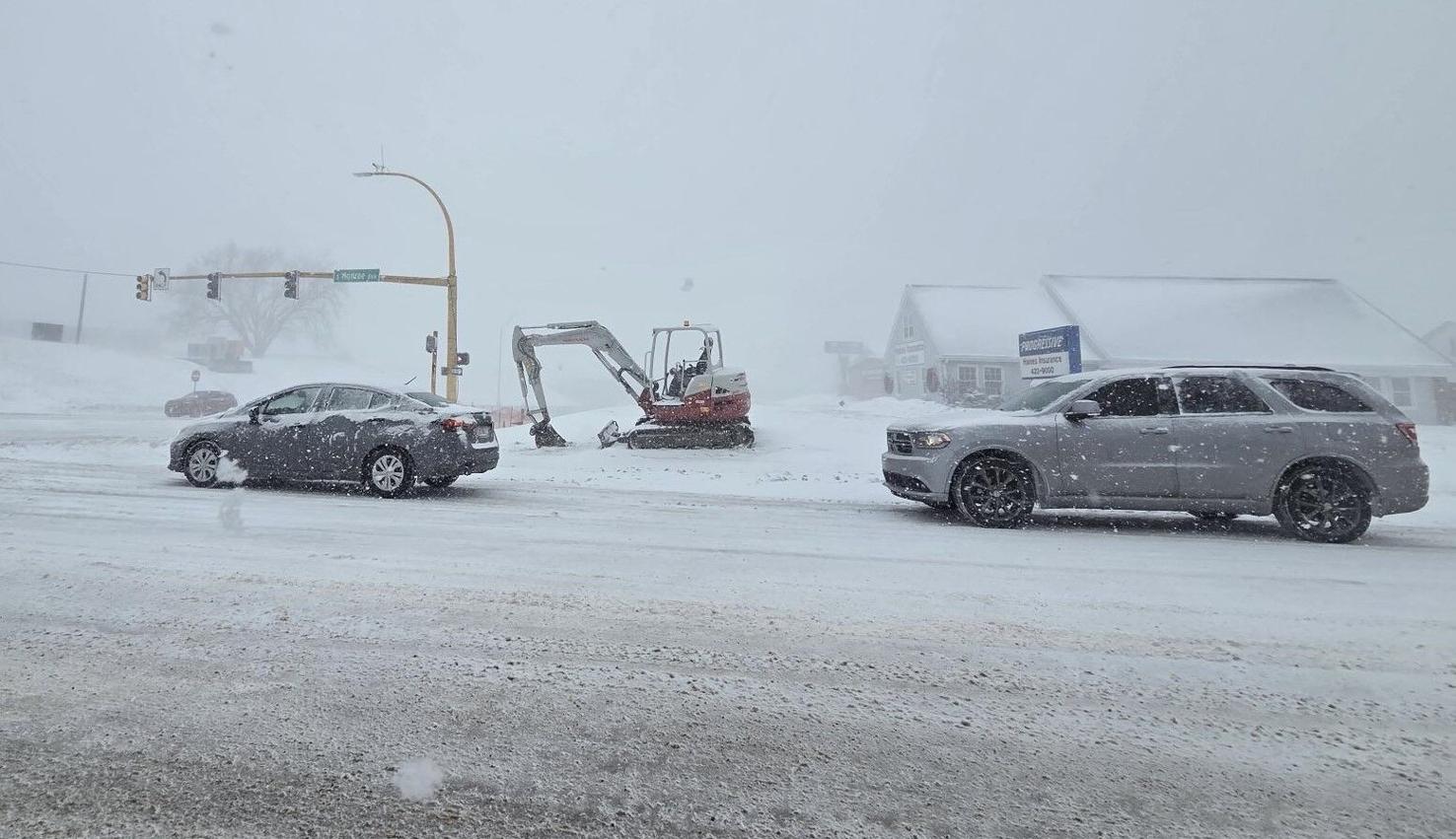 Blizzard hits North Iowa, extreme cold expected later